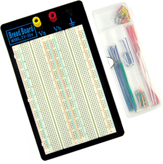 Protoboard 2 galletas + juego de cables | Unitronic