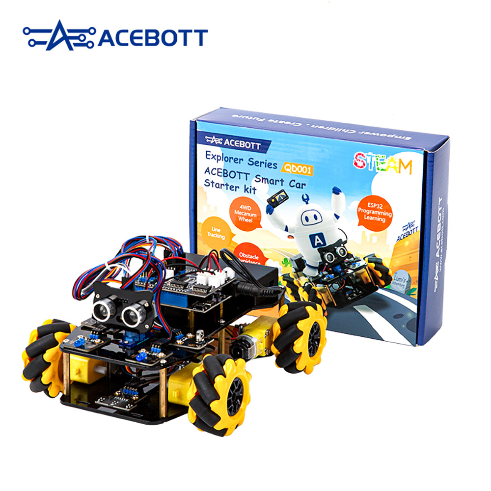 Kit ACEBOTT Carro Inteligente ESP32 | Unitronic