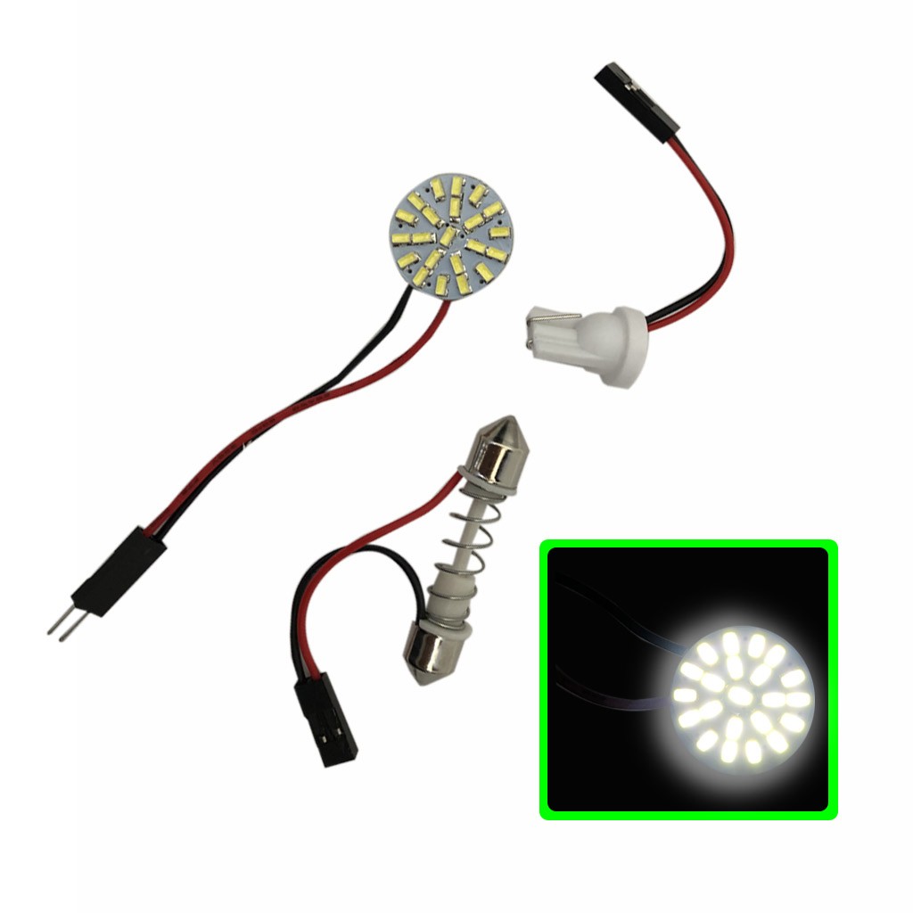 Panel Led Para Techo Interno De Carro 22 Led 12V | Unitronic